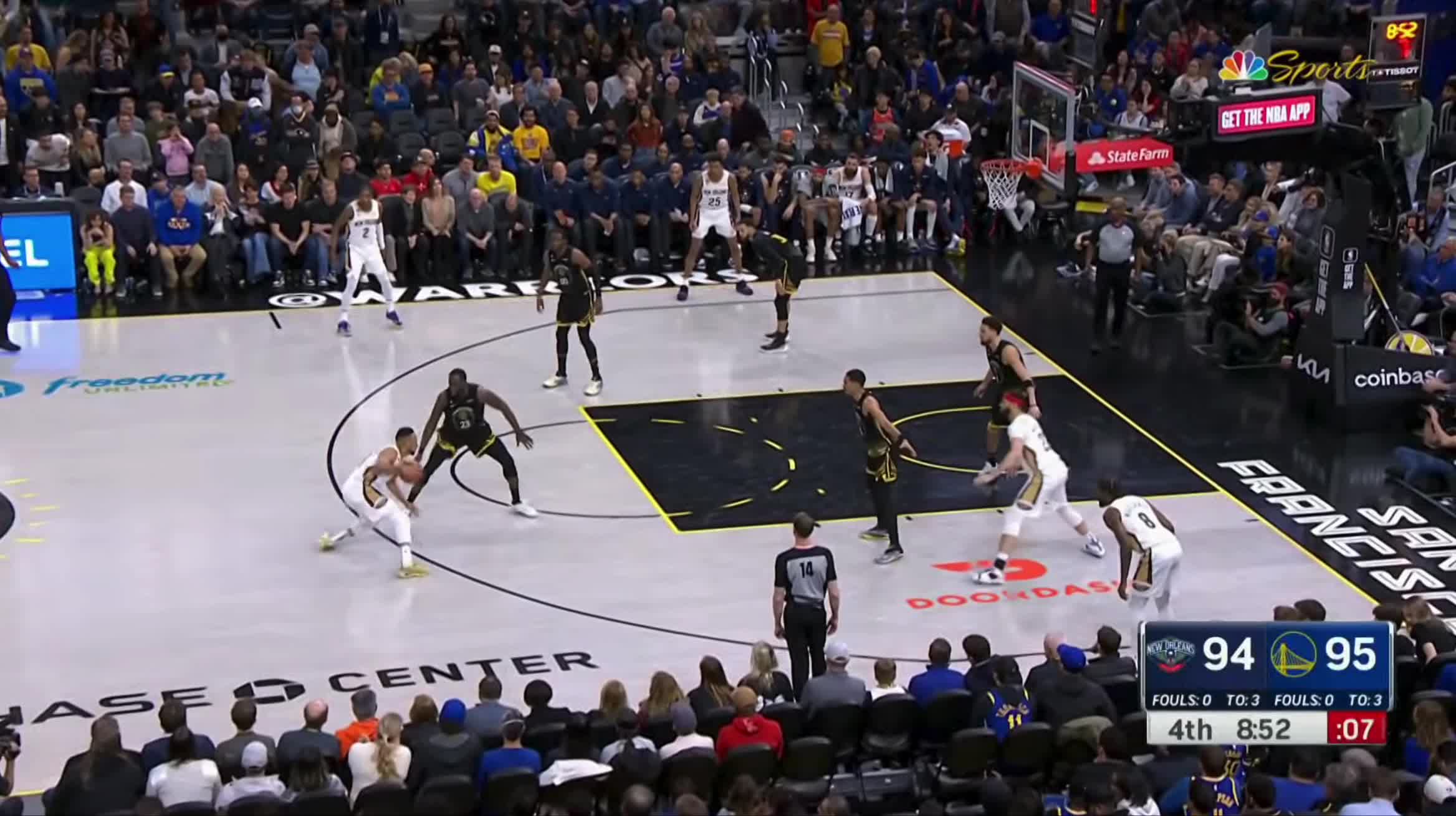 nop early 4q dray swallows cj, jk trans dunk