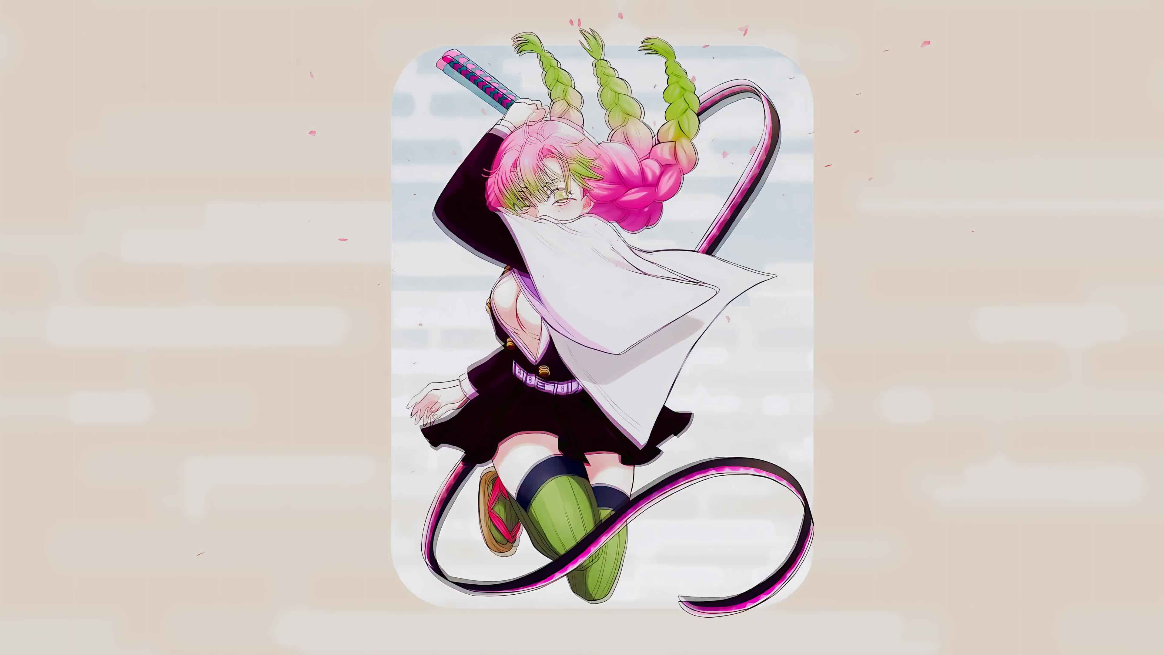Watch Demon Slayer - Mitsuri Kanroji Live Wallpaper_2_184823 | Streamable