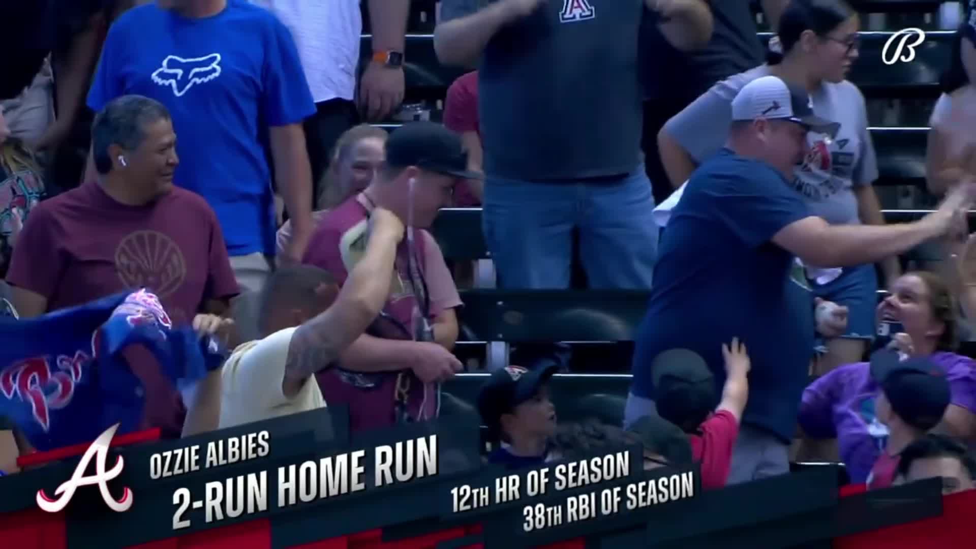 Watch Ozzie Albies hits a 2-run homer to tie the game. | Streamable