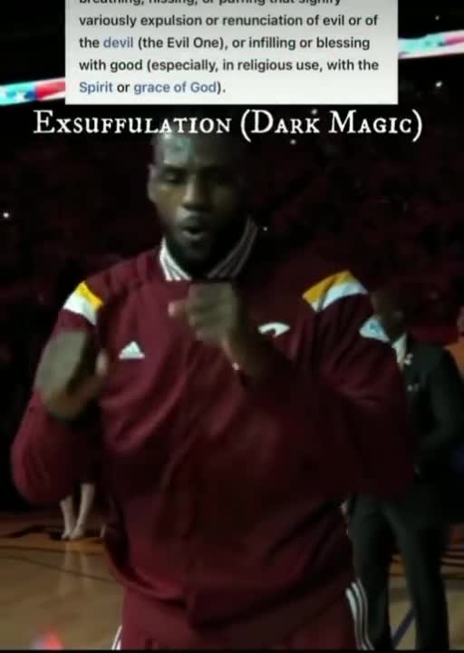 Watch LeBron James pregame ritual explained: | Streamable