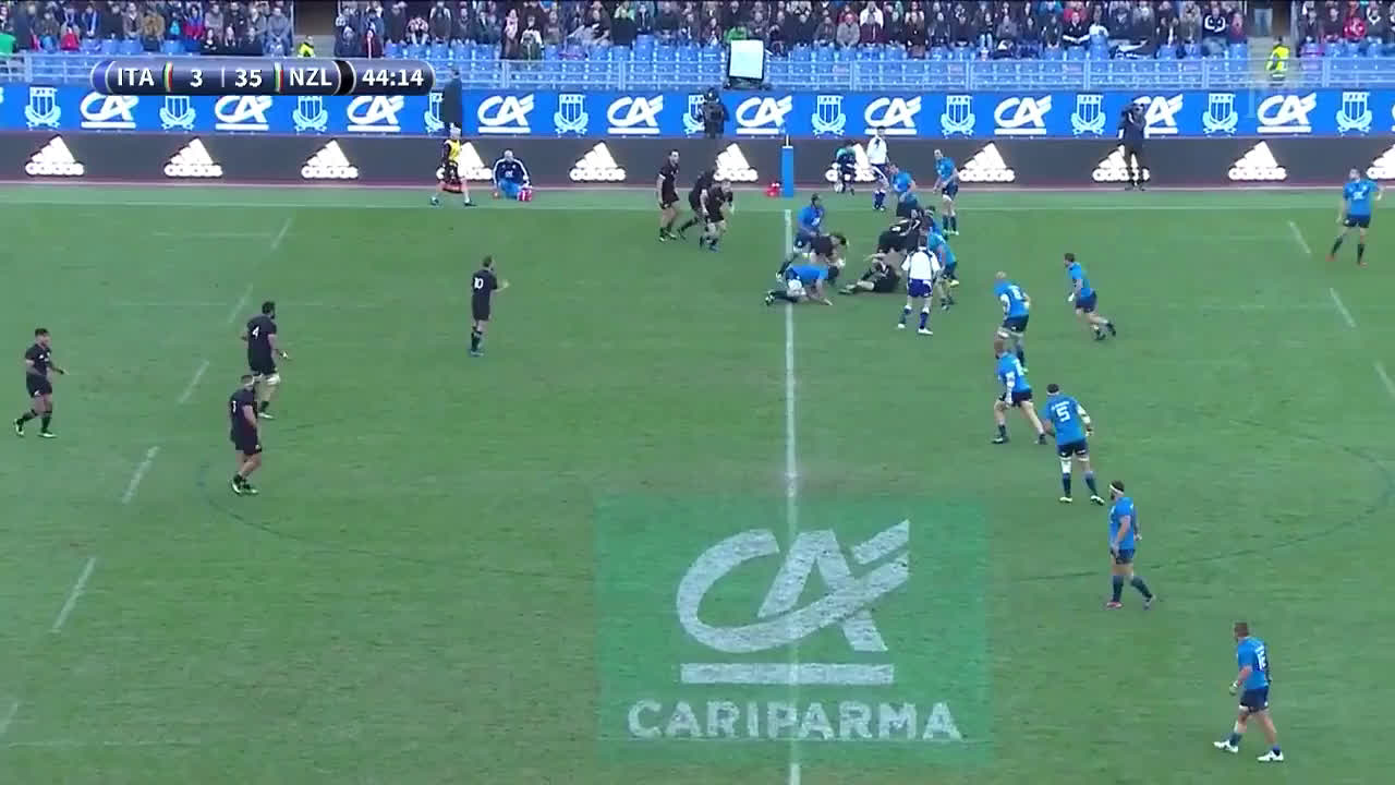 Luatua try vs Italy