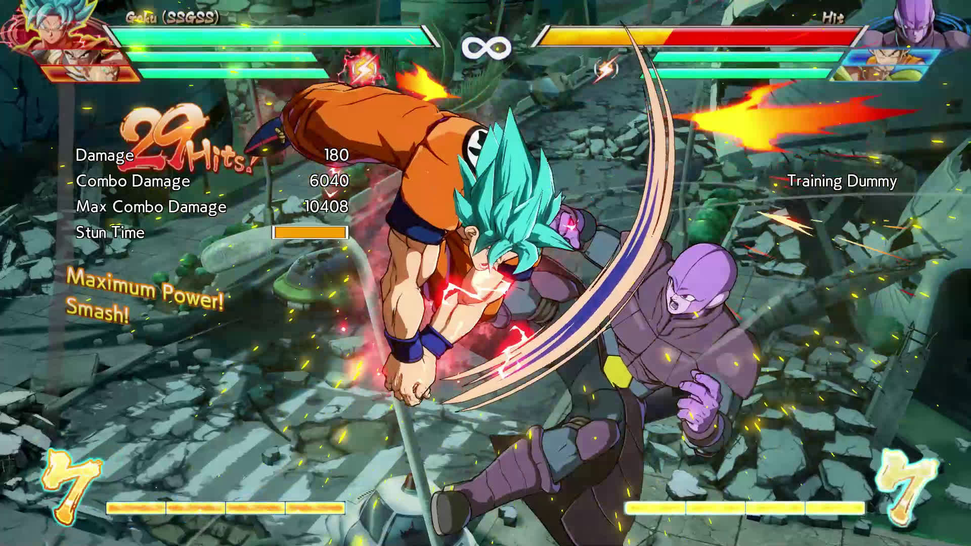 Goku Blue/Vegeta SSJ/Tien Fullscreen TOD, 4 bars, LV1 Sparking ...