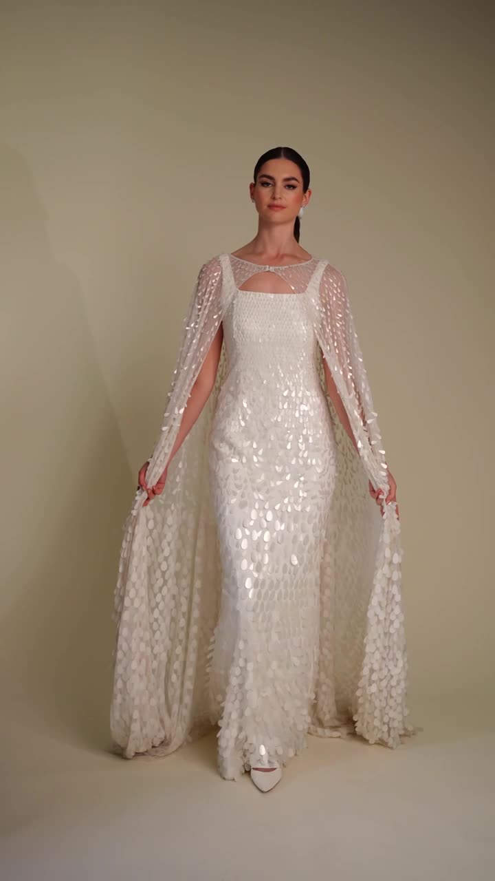 Watch Patsy dress & Laetitia cape - ElizaJane (june24) - Bridal - 18 ...