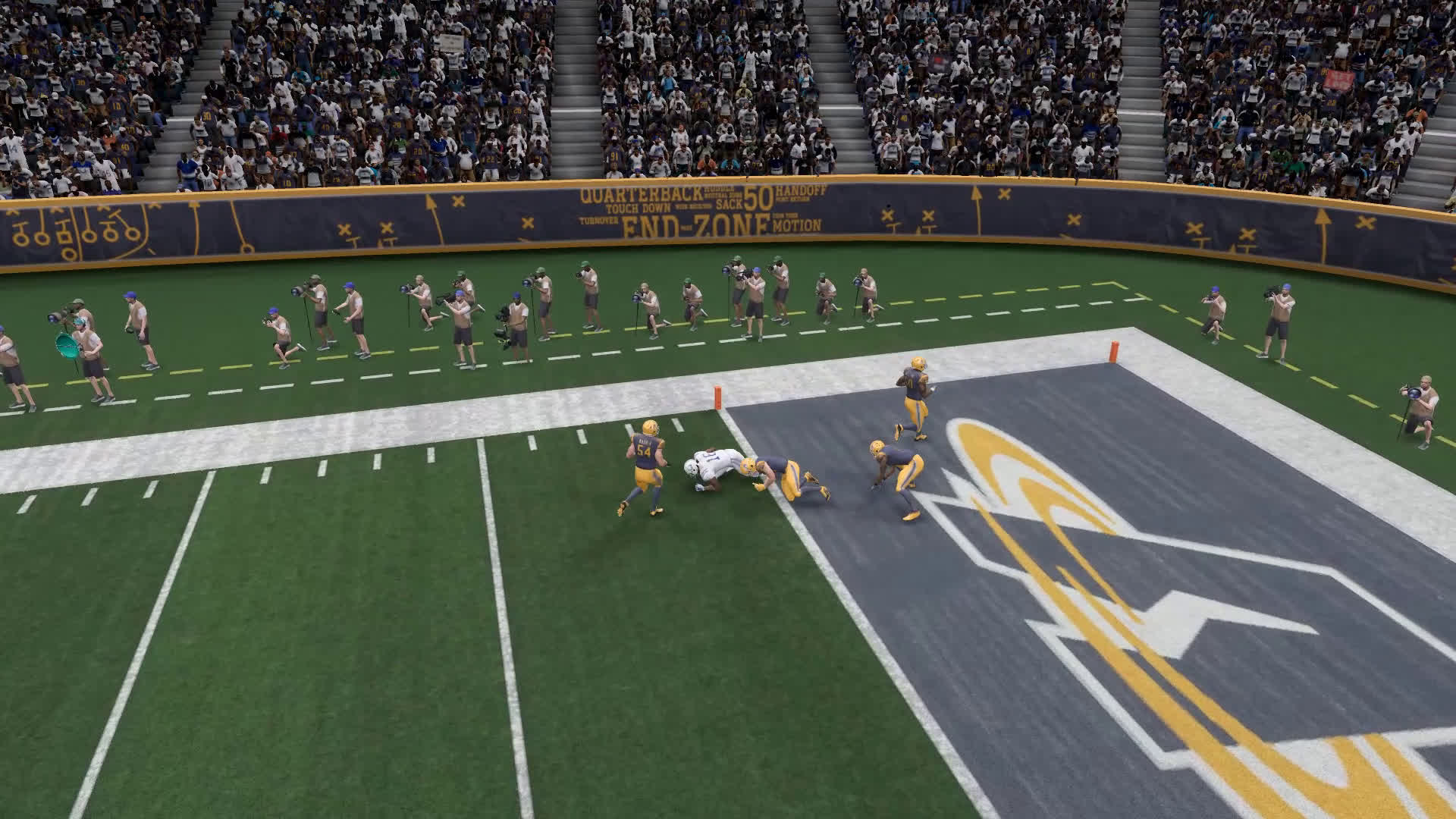 WR long throw no jump catch
