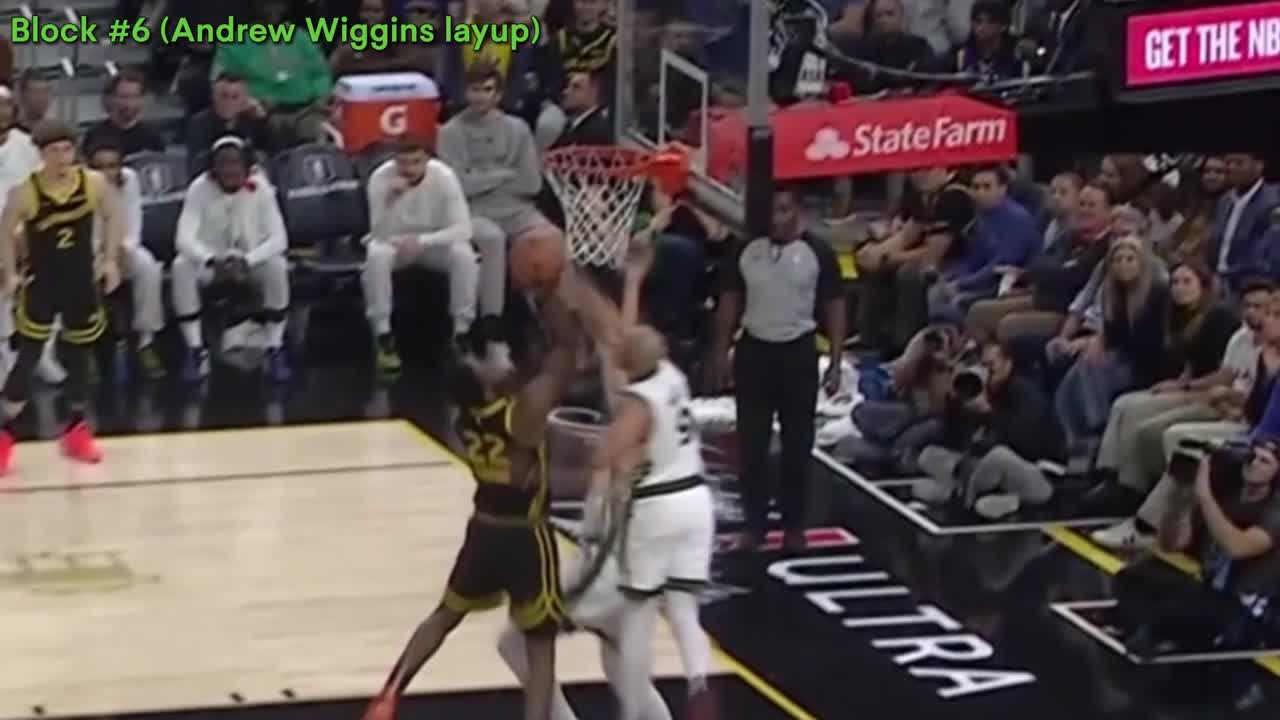 Derrick White Blocks