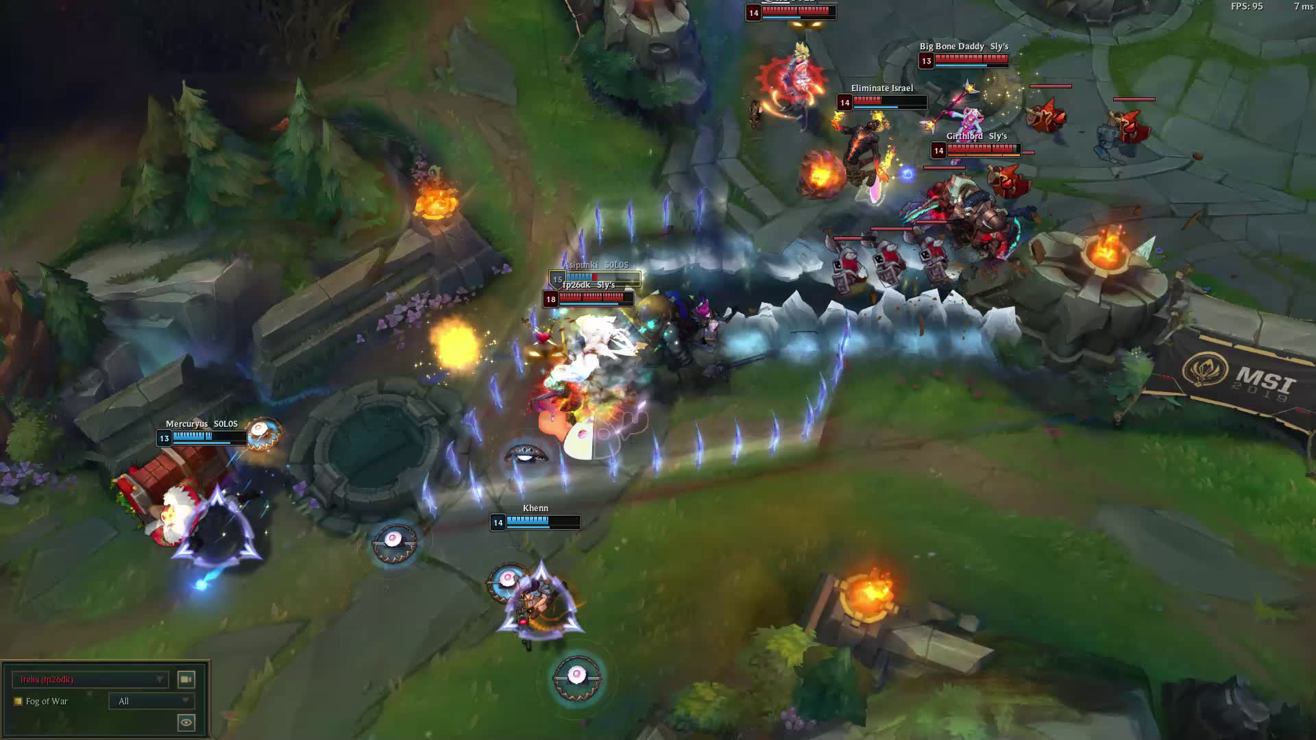 Irelia 5 man stun + ult