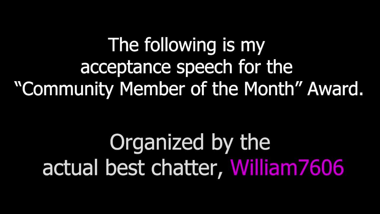 Community Member of The Month