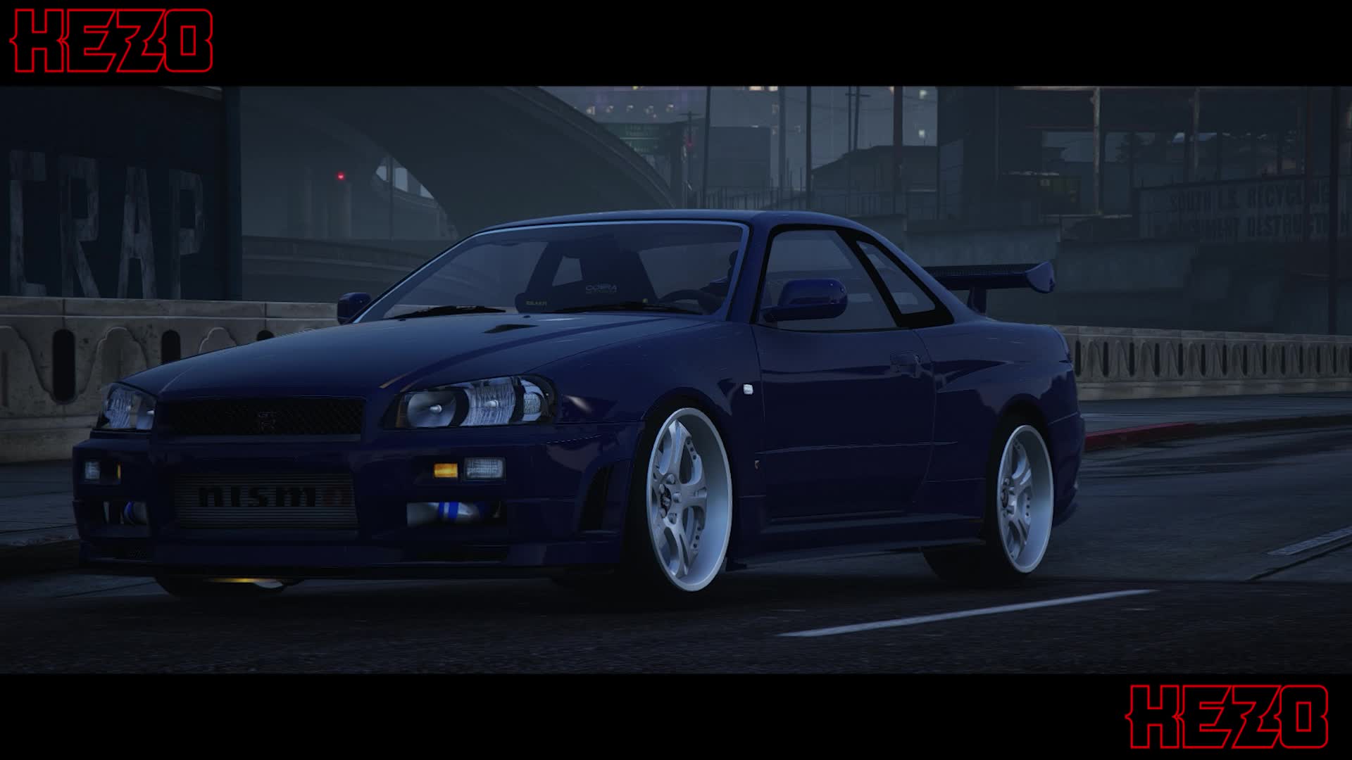 Watch Animated_Nissan_GTR_R34 | Streamable