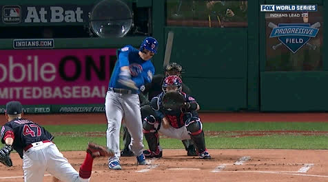 Anthony Rizzo vs. Trevor Bauer, slow-mo 2