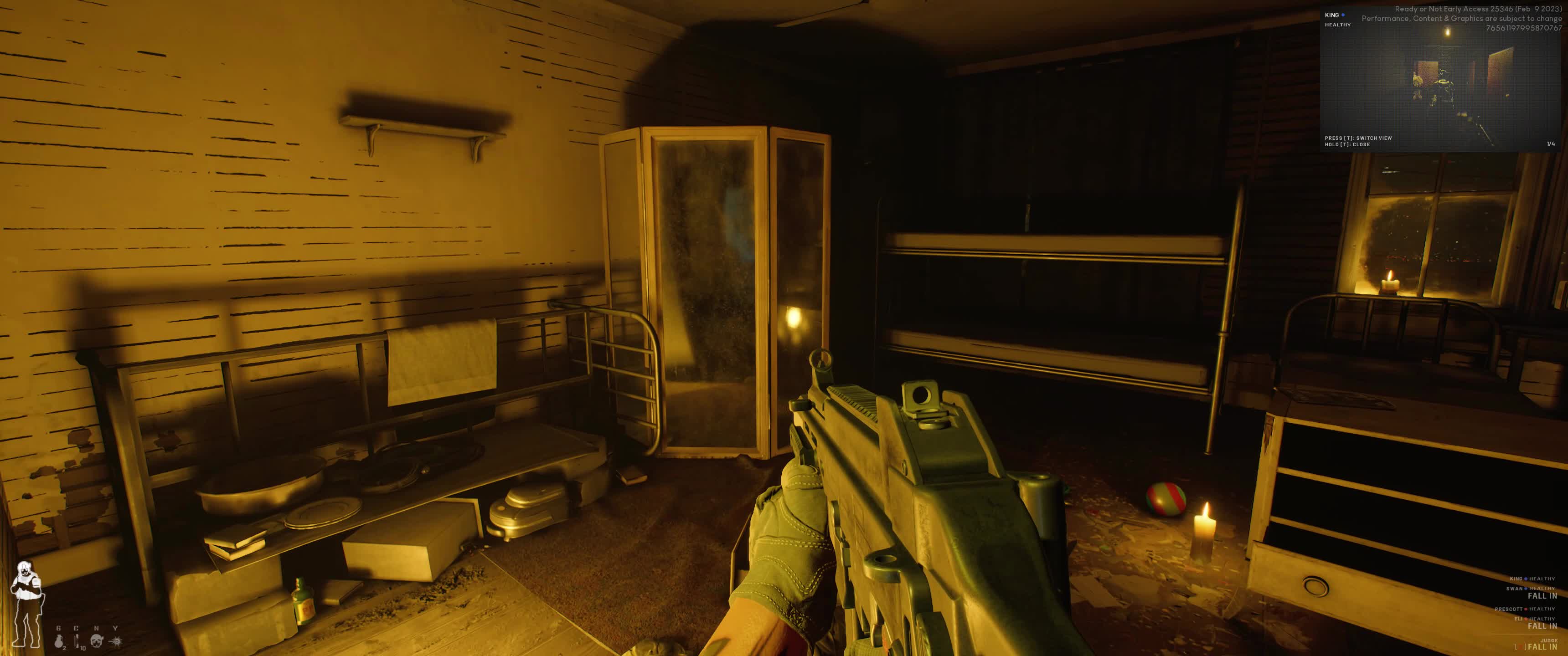 Drop your weapon... Oh