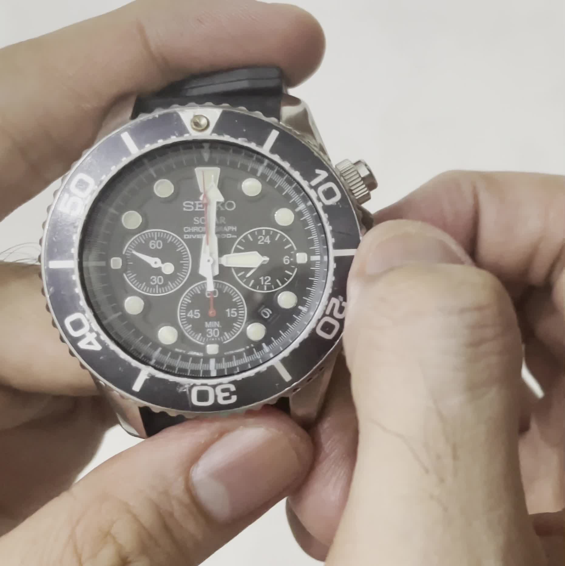 SSC015 - stopwatch and 24-hour sub-dial