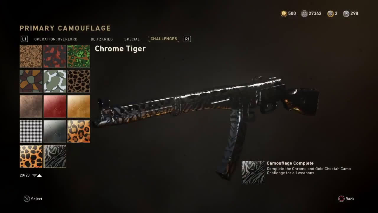 Chrome tiger