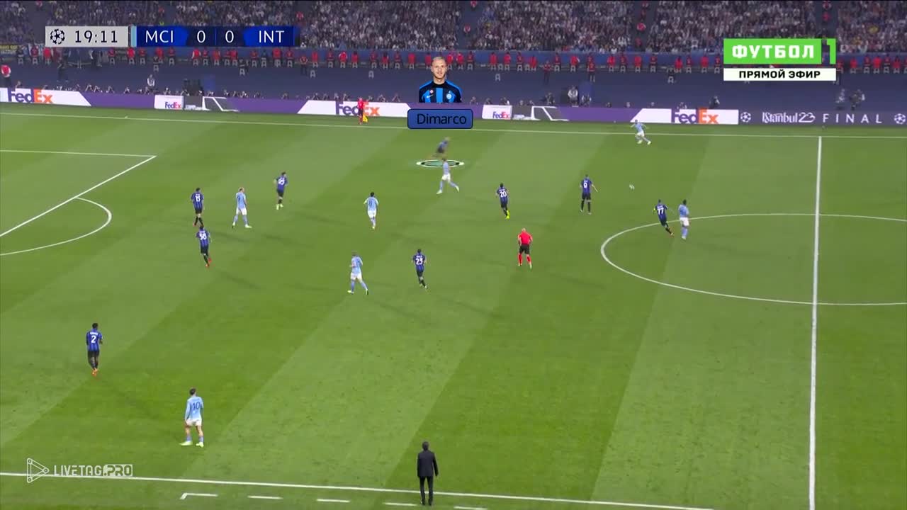 FD / Inter Milan's defense / Pressure while the ball is moving / www ...