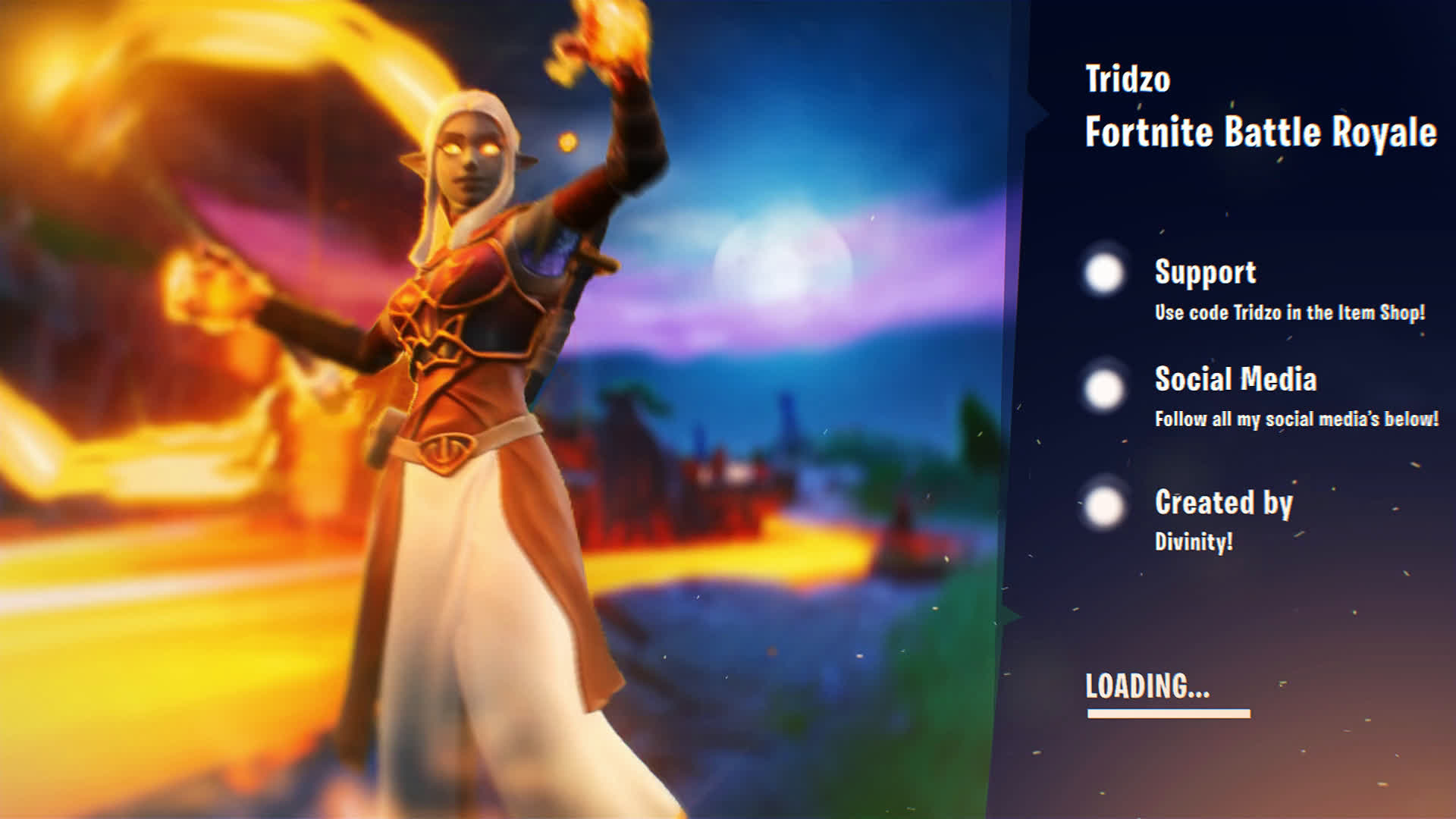 Tridzo Fortnite Loading Screen
