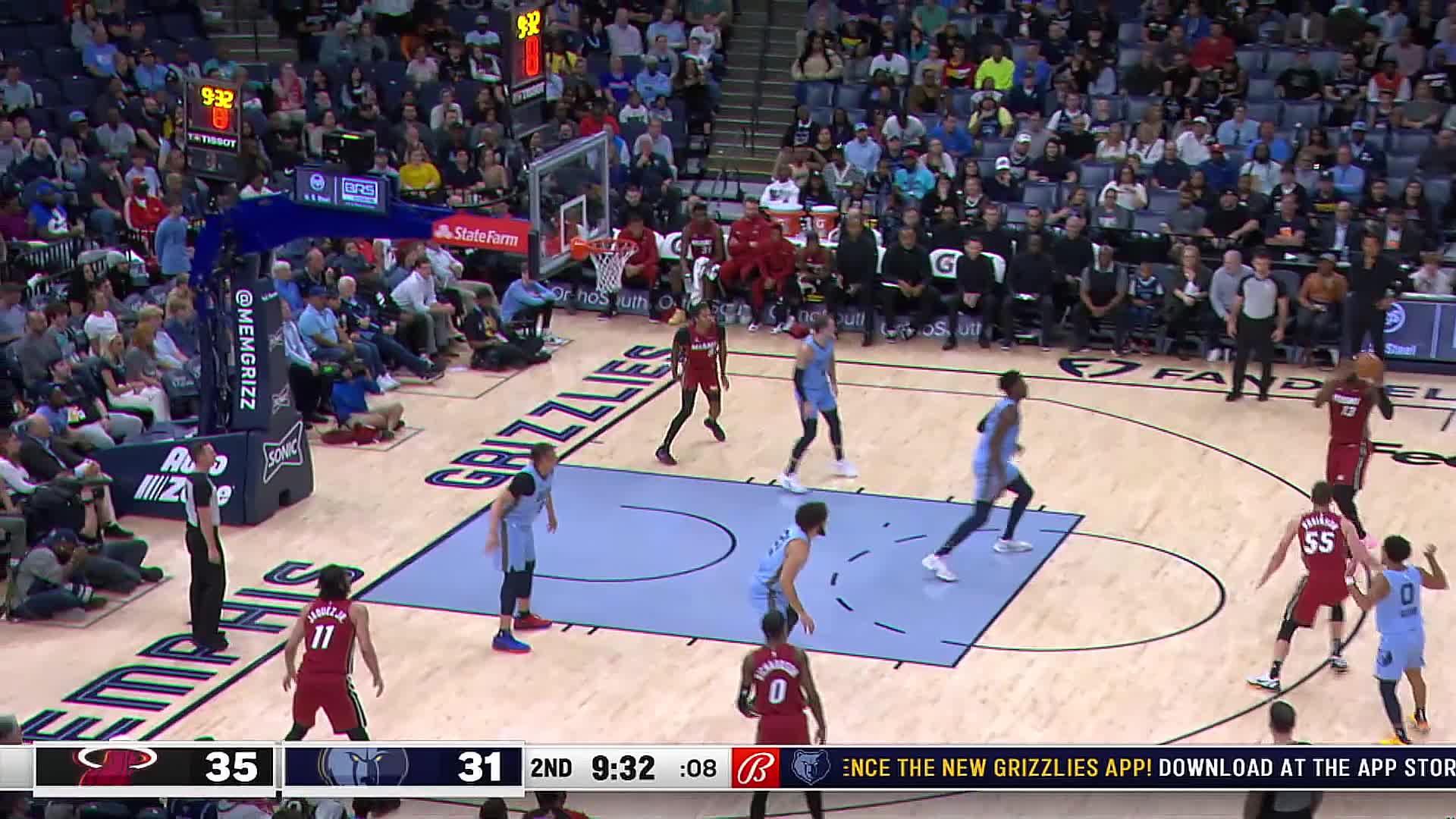 20 Bam Delay; DHO Duncan; Def Helped Off