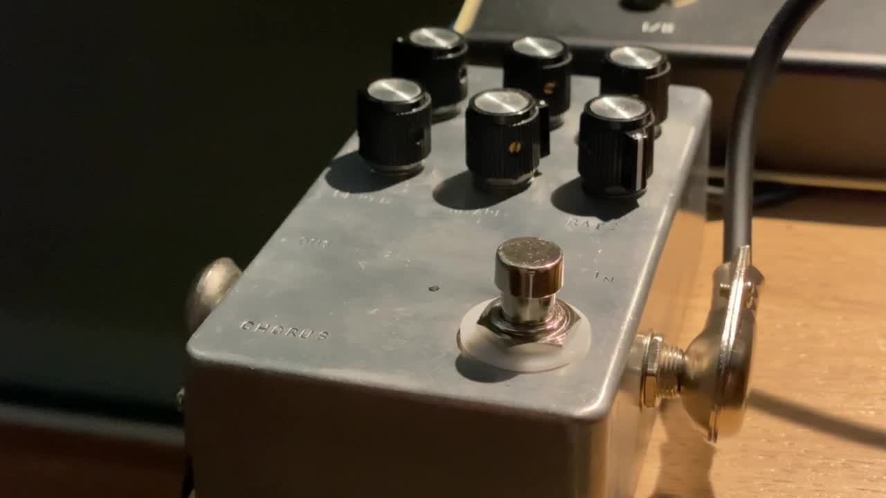 LED oscillation noise bleed through in DIY chorus pedal