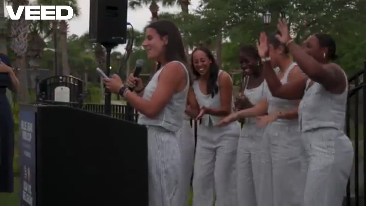 Watch Emma Navarro's Hilarious Rookie Rap ｜ 2024 Billie Jean King Cup (1) | Streamable