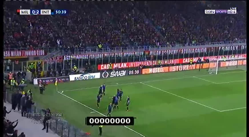 Milan 0 Vs 2 Inter Milan