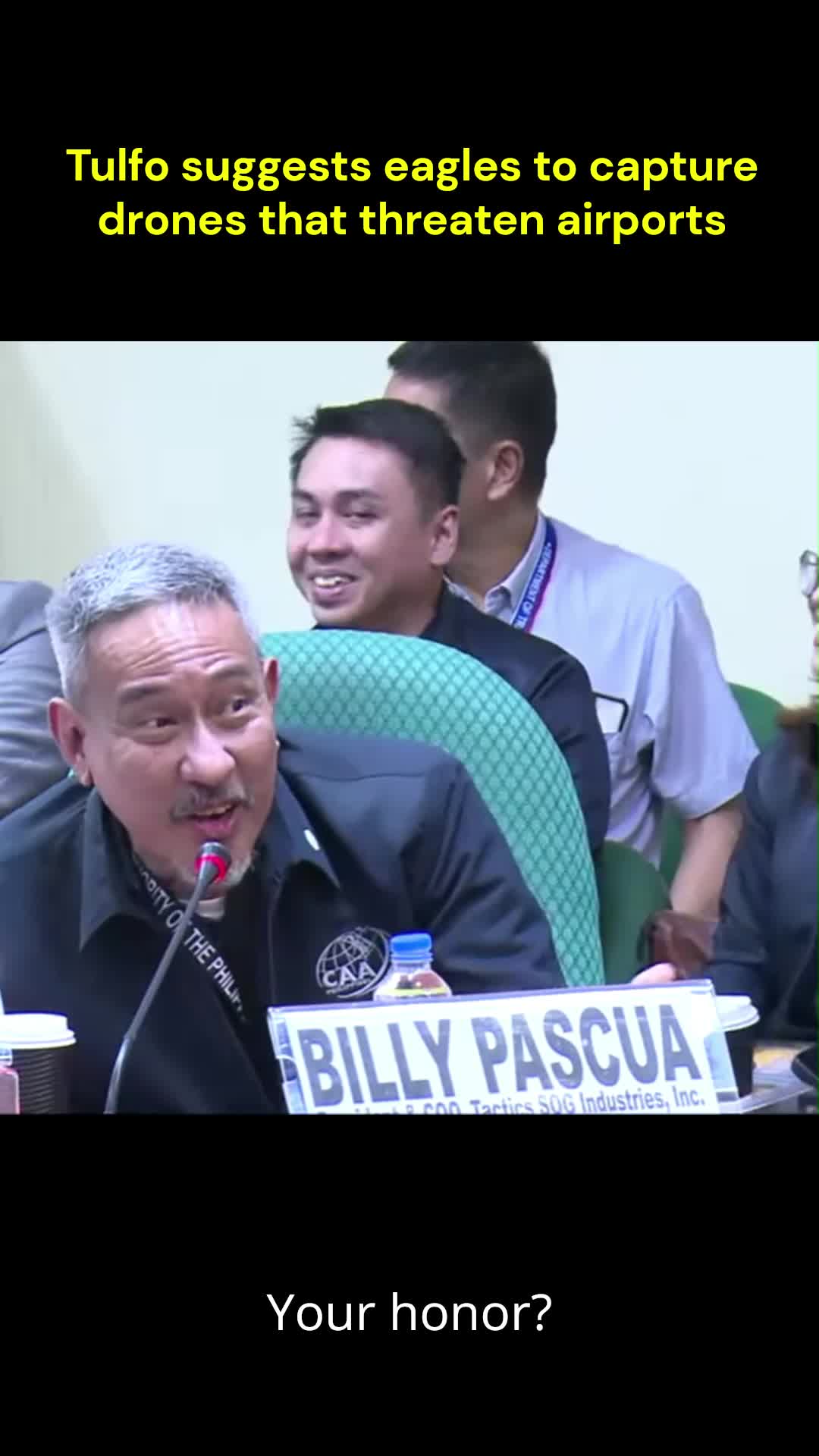 Watch Raffy Tulfo to CAAP: Explore using birds to combat unauthorized drones. | Streamable