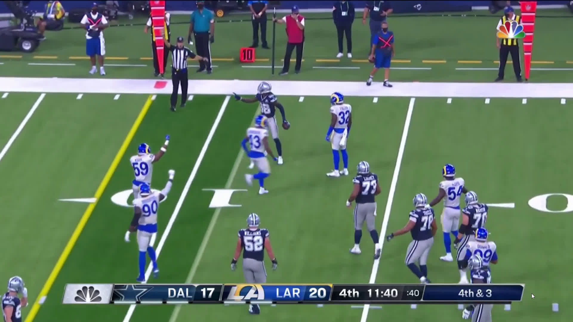 Watching Dallas Cowboys at Los Angeles Rams - YouTube TV - Google ...