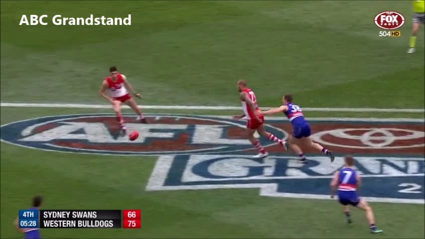 OctoCall - Morris tackle & Tom Boyd goal - 2016 Grand Final
