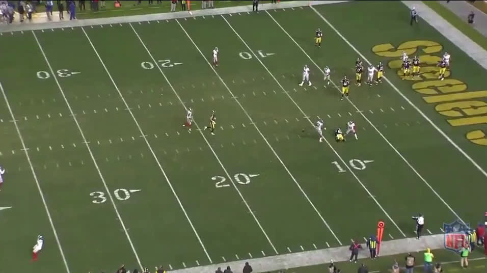 Landon Collins pass breakup vs. Cobi Hamilton