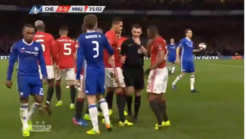 Watch Ander Herrera Red Card - Chelsea 0-0 Manchester United 13.03.2017 | Streamable