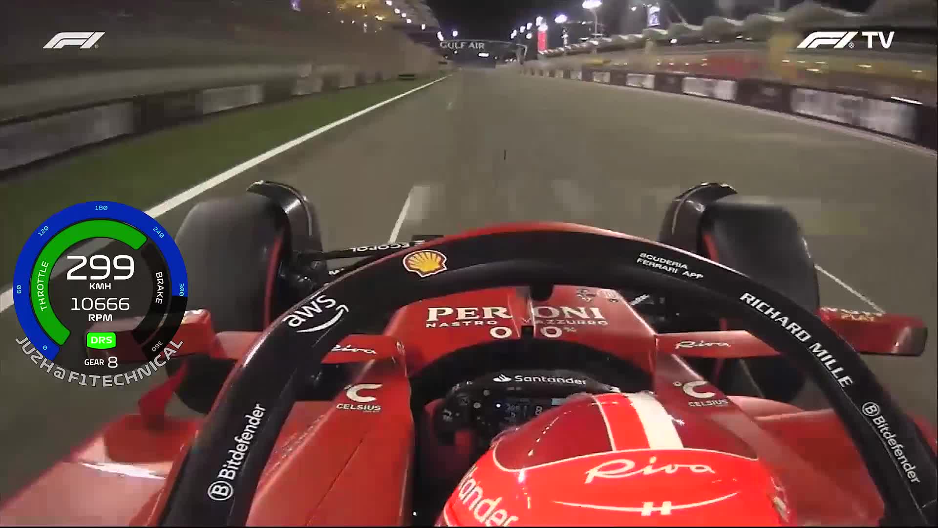 Watch P02 leclerc bahrain 2024 Q2 1.29.165 PB lap | Streamable