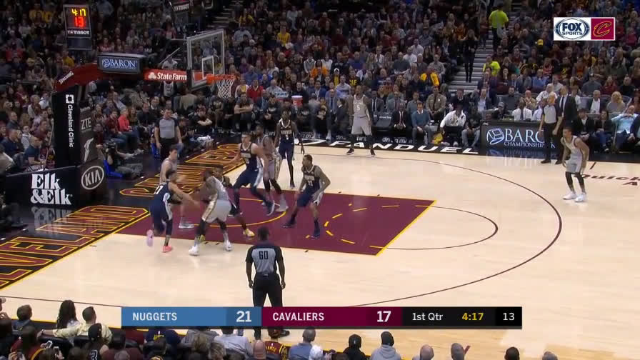 Gary picks Lebrons pocket.