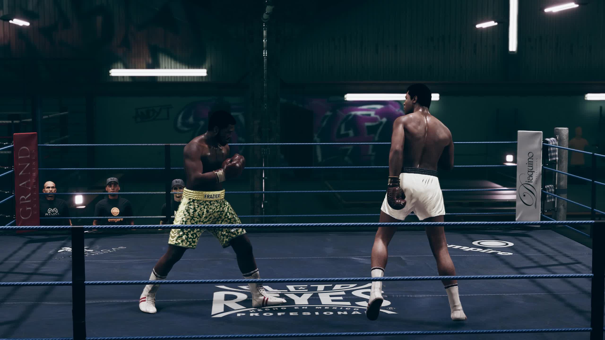 Ali fast footwork and 1 -3