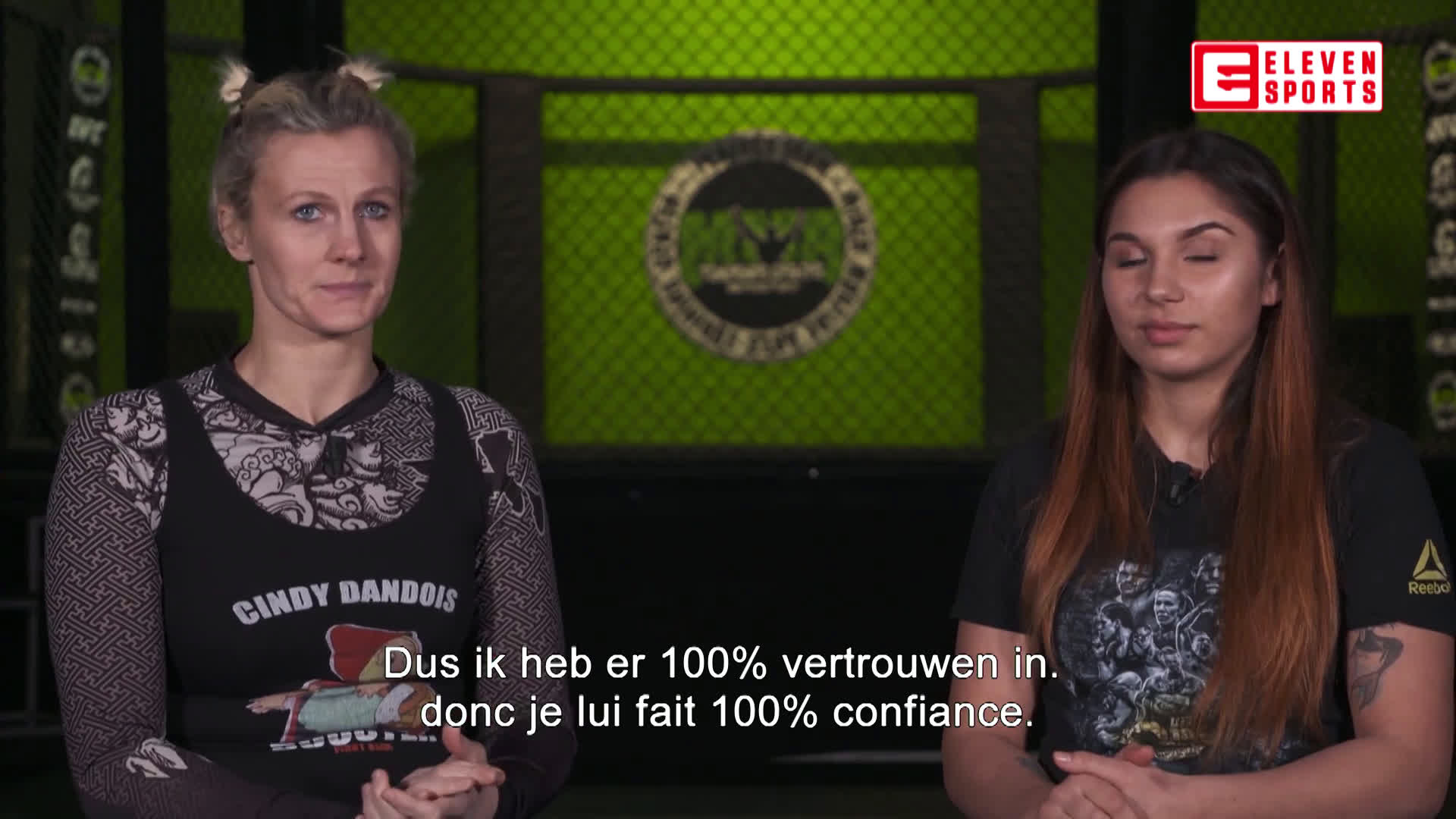 Some footage of Cindy Dandois helping her daughter, Victoria Sabbar ...