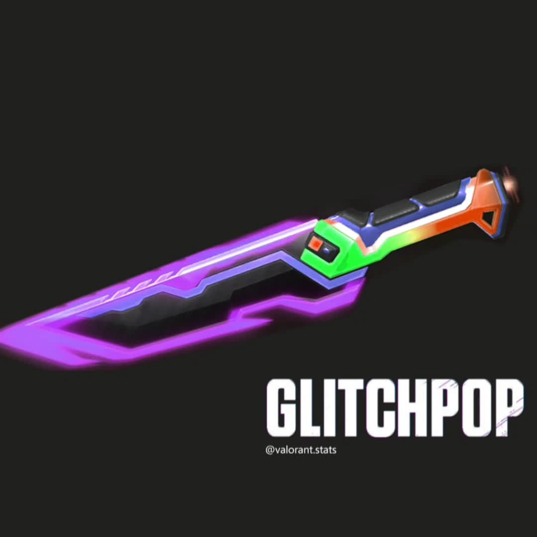 glitch pop knife rgb