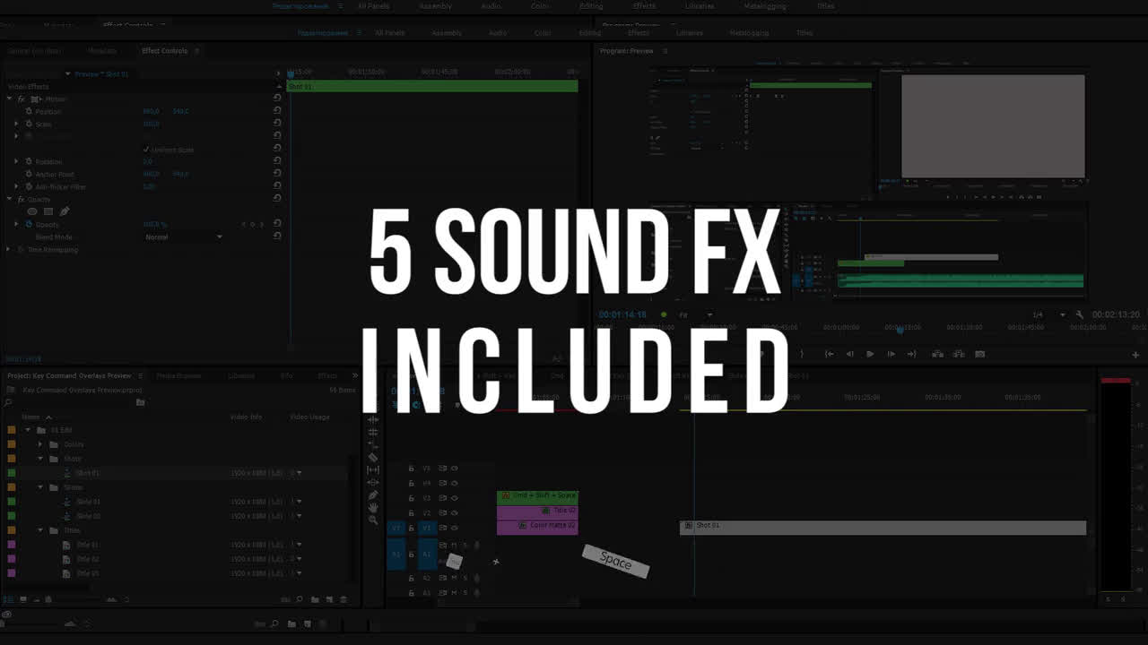 Watch Key Command Overlays For Tutorials - Premiere Pro Templates ...