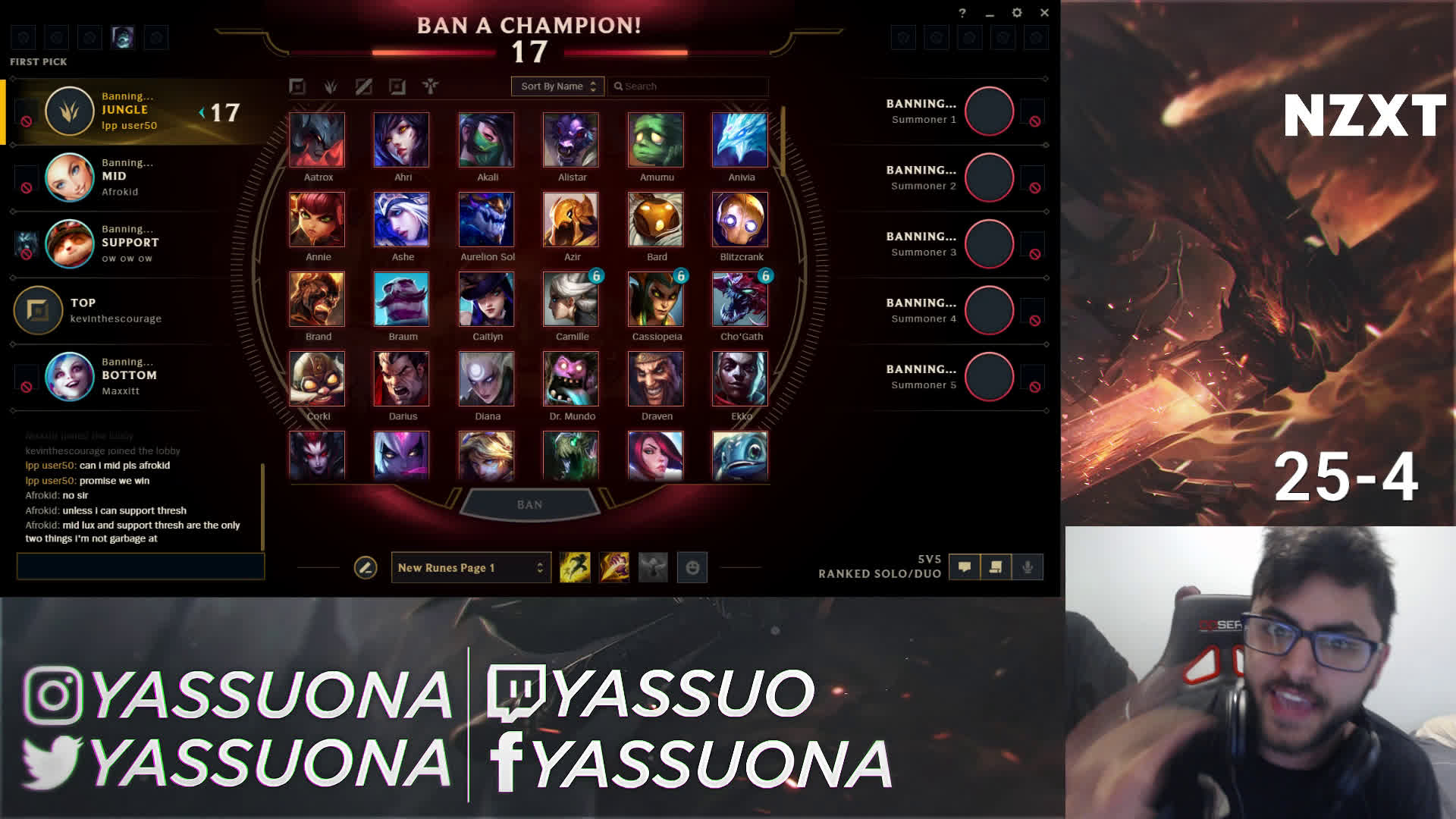 Yassuo doesn't get his role in S1 Promos