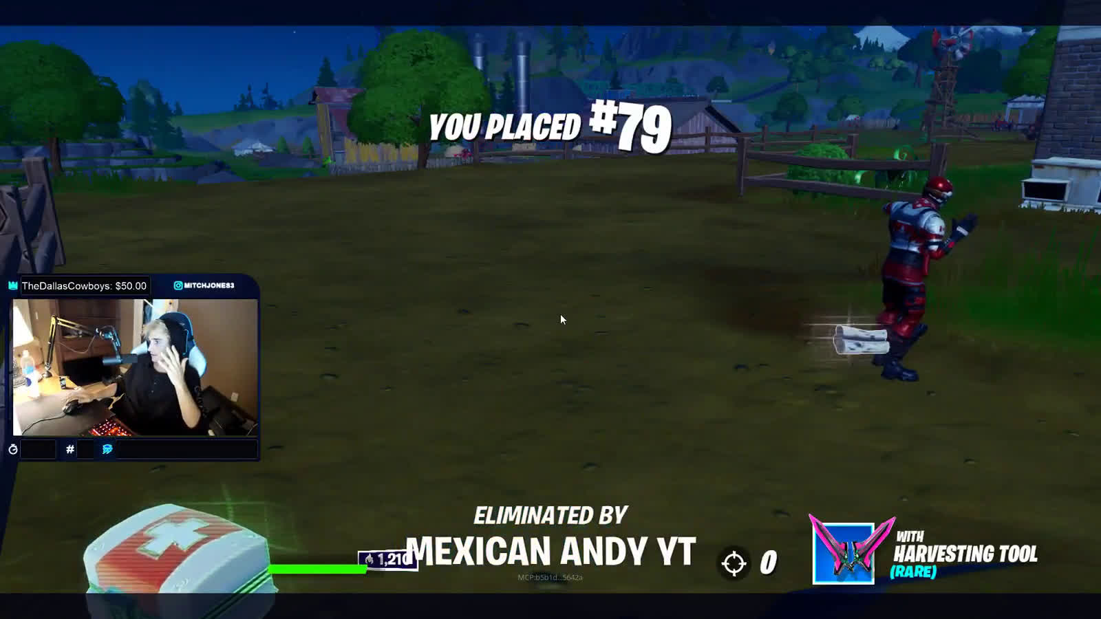 Mexican Andy shits on Mitch #2 - Pickaxe kill
