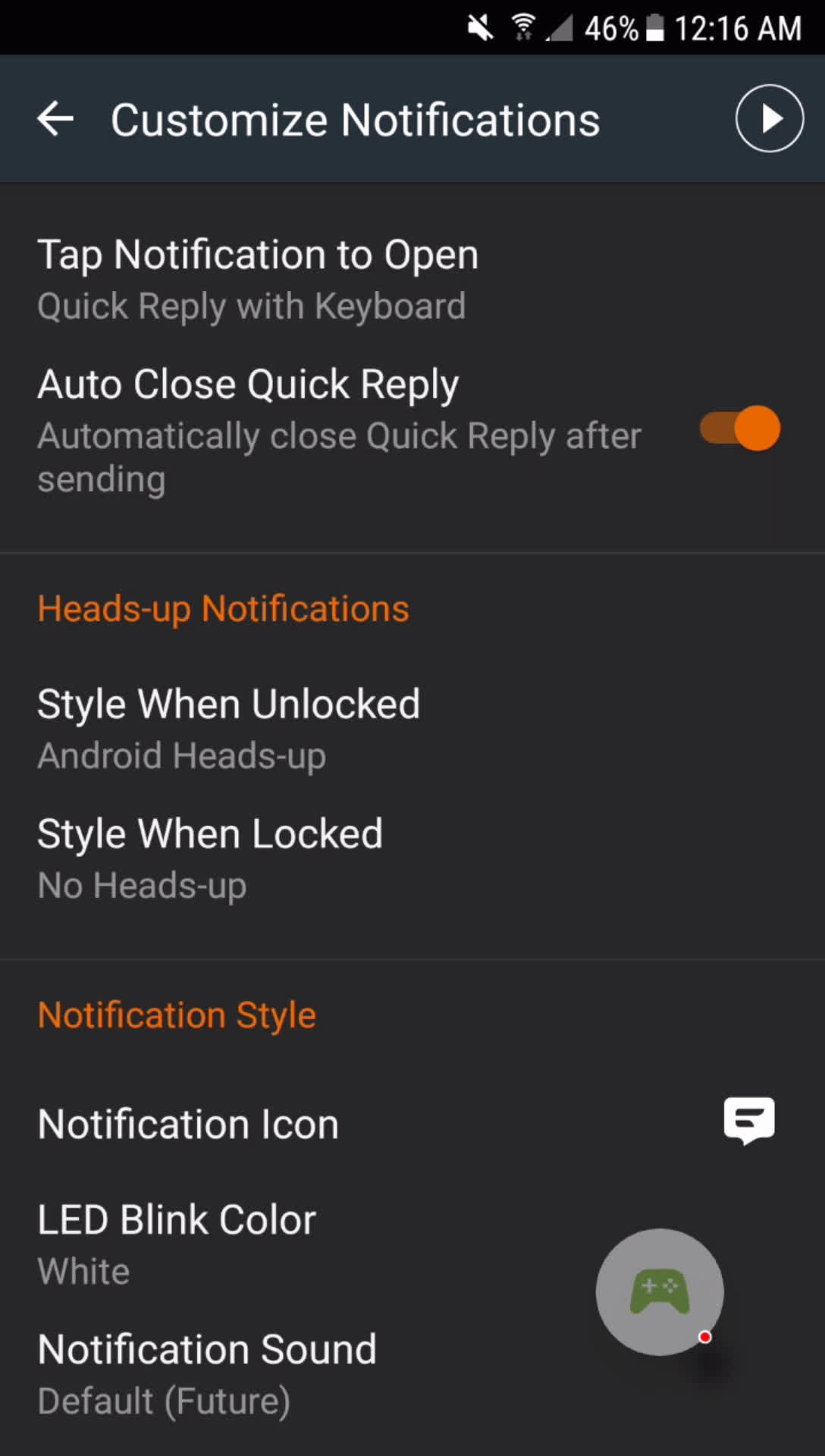 Heads-Up Notifications