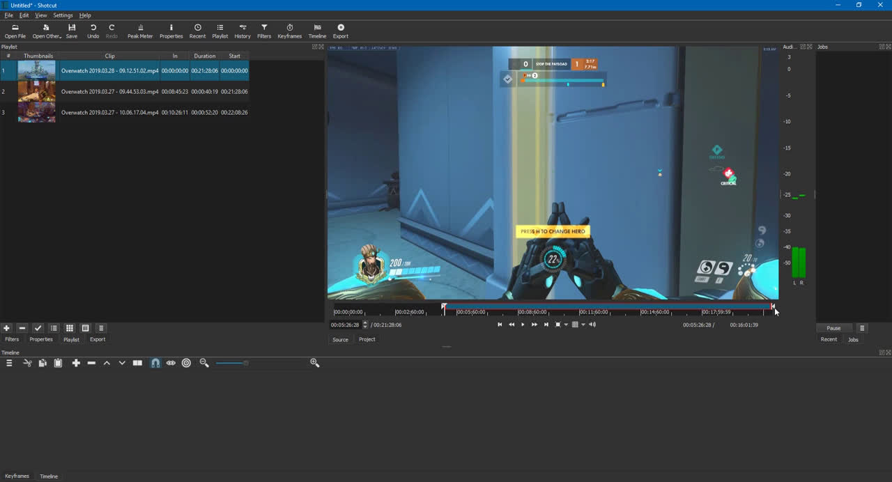 Shotcut - How to quickly trim videos in batch