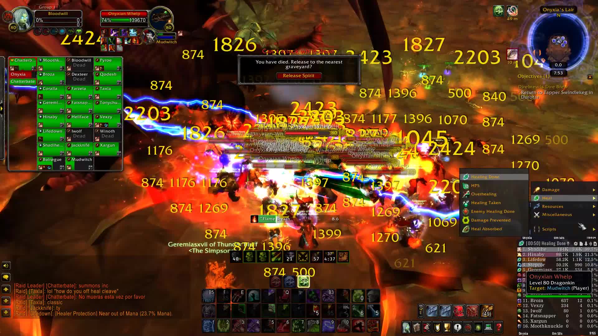 Whelps LEFT SIDE - MANY WHELPS