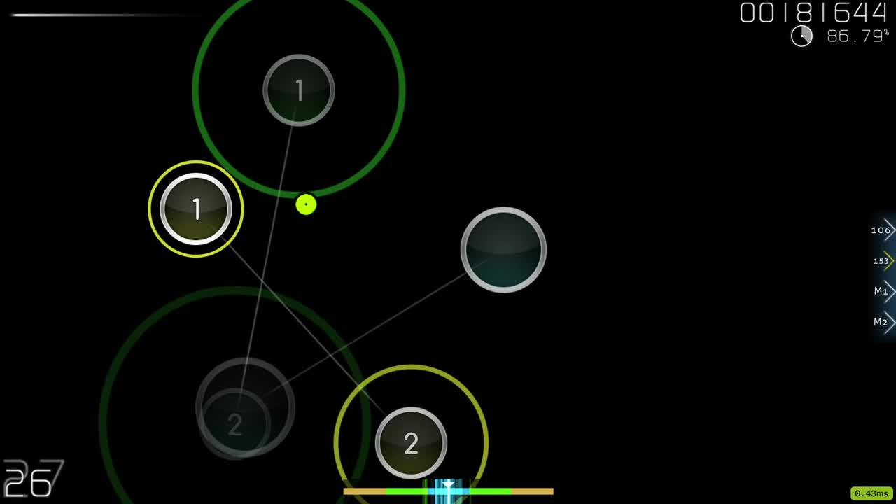 noob osu player tries aim map (colorized)