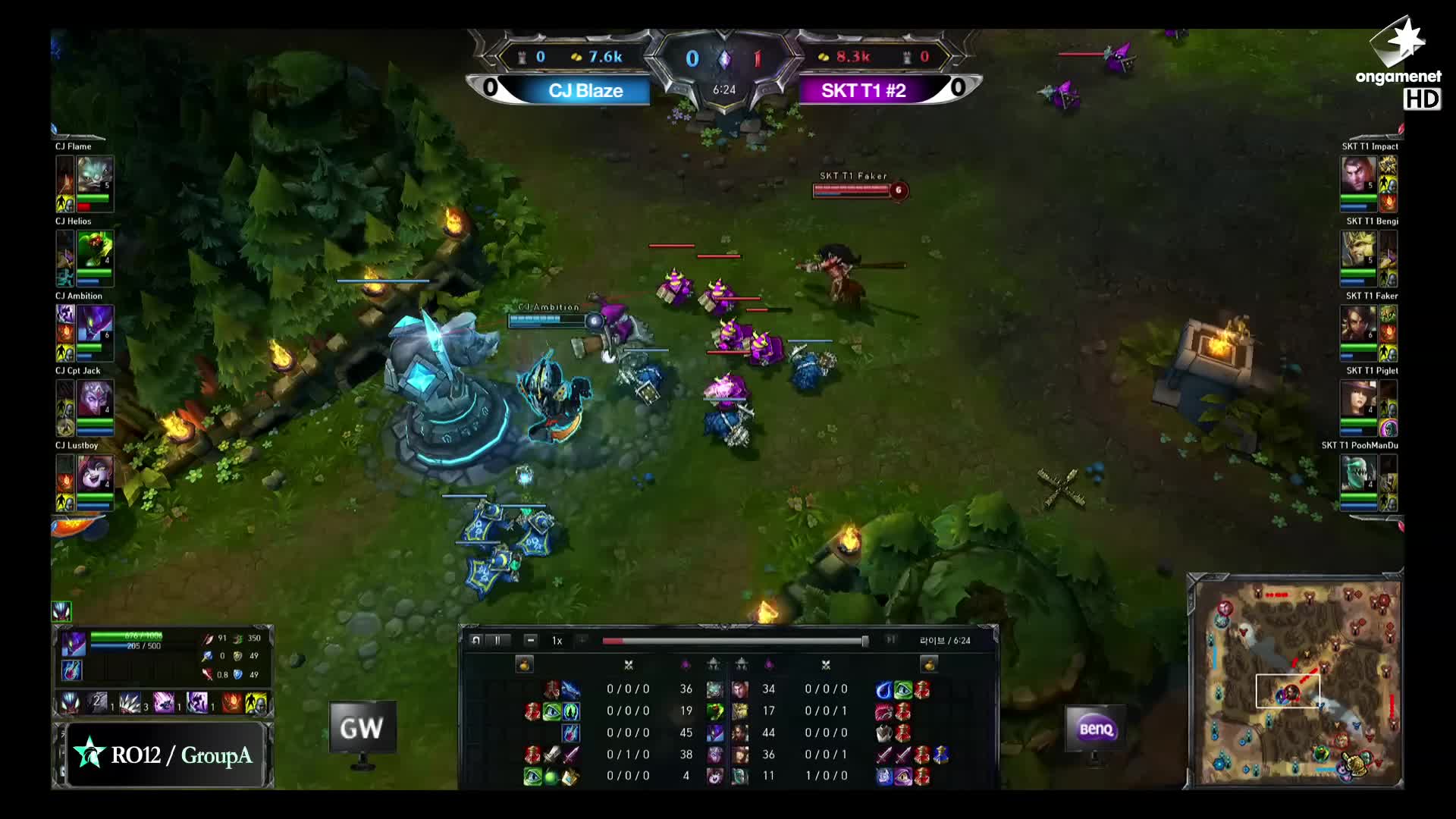 OGN LOL Champions Spring 2013 ：： Round of 12 ：： CJ Blaze vs. SKT T1 #2 (English)-00.23.19.698-00 ...