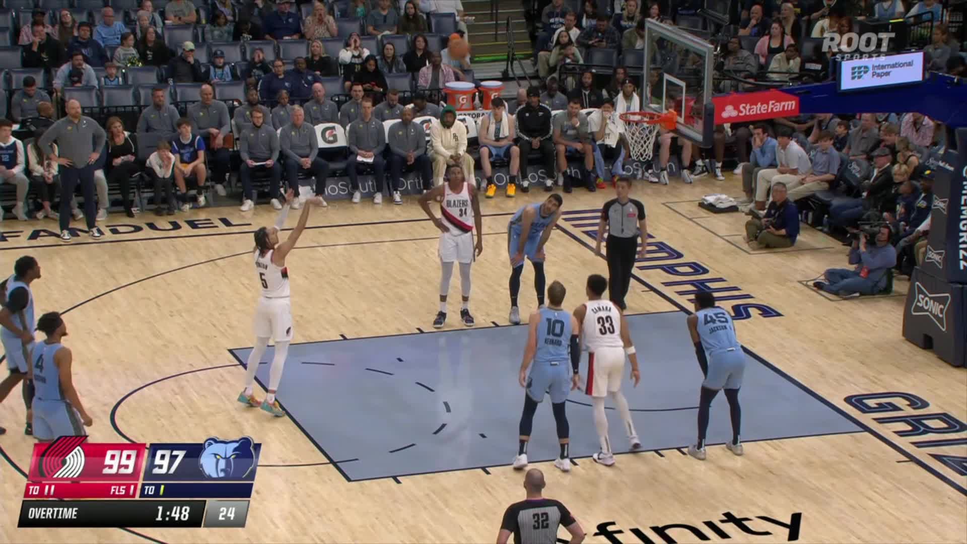 Watch Dalano curls to the rim and finishes the bank after the bump ...