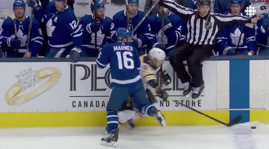 mitch takes down marchand