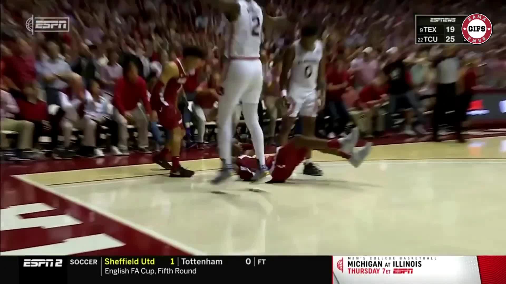 Alabama Crimson Tide men's basketball GIF compilation video for the ...