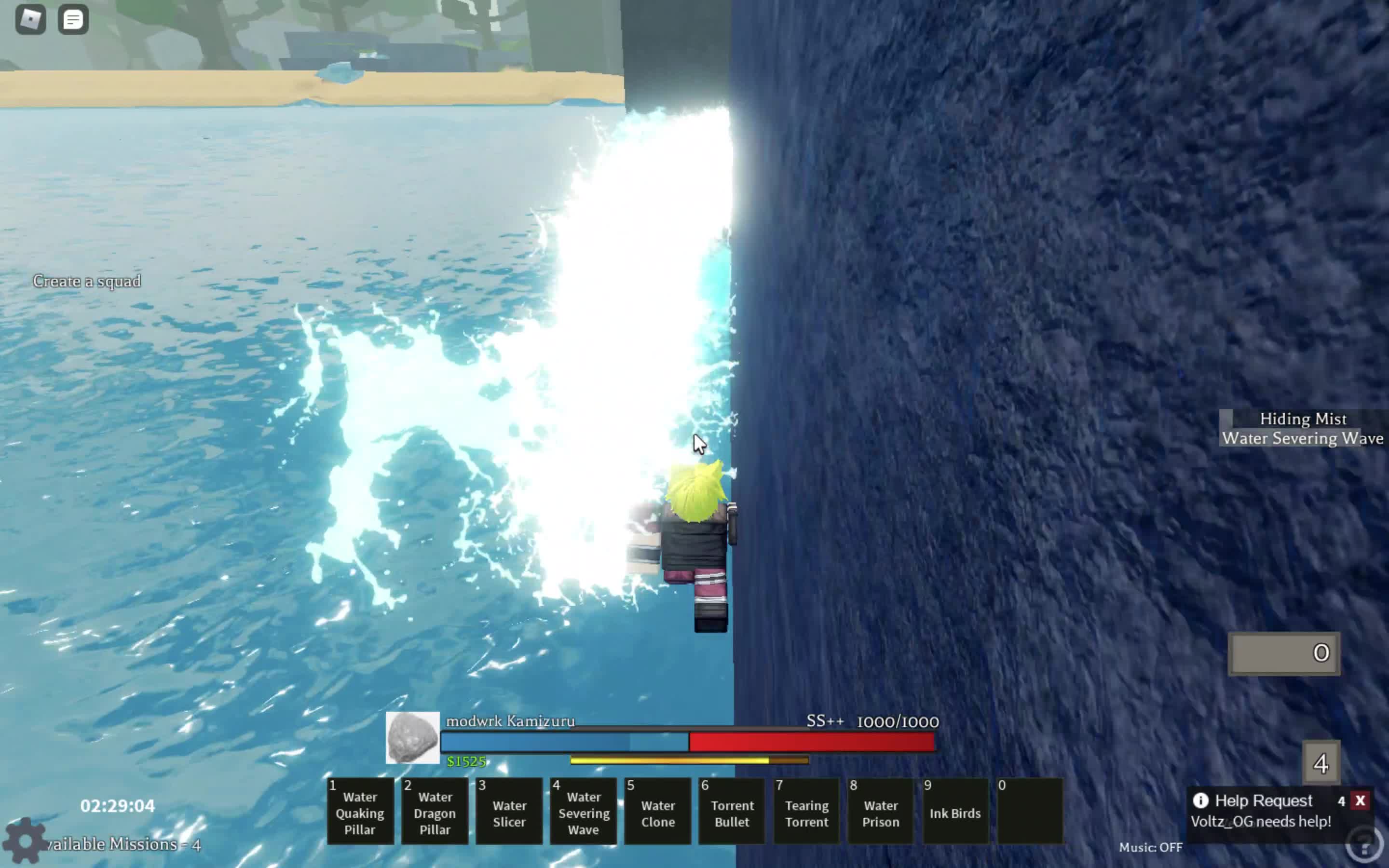 Water Serving Wave - Water skilltree