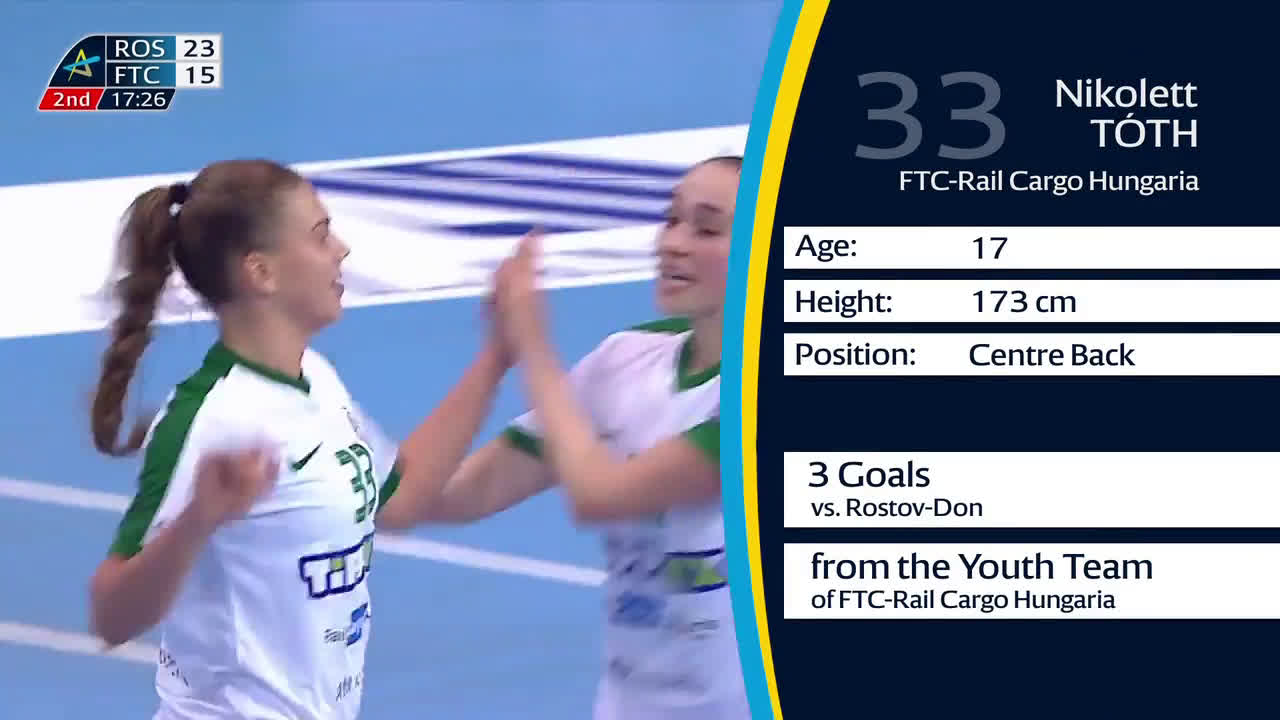 Rookie of Quarter Final Leg 2 Nikolett Tóth ehfTV