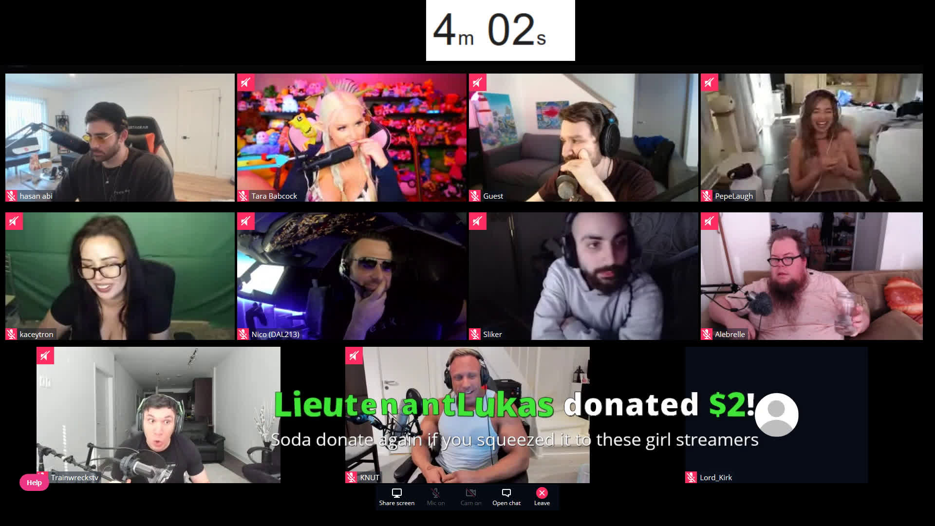 Alebrelle accuses Trainwrecks of the worst.