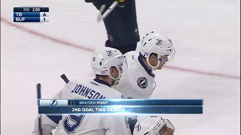 Brayden Point scores his 2nd Career Goal on the PP