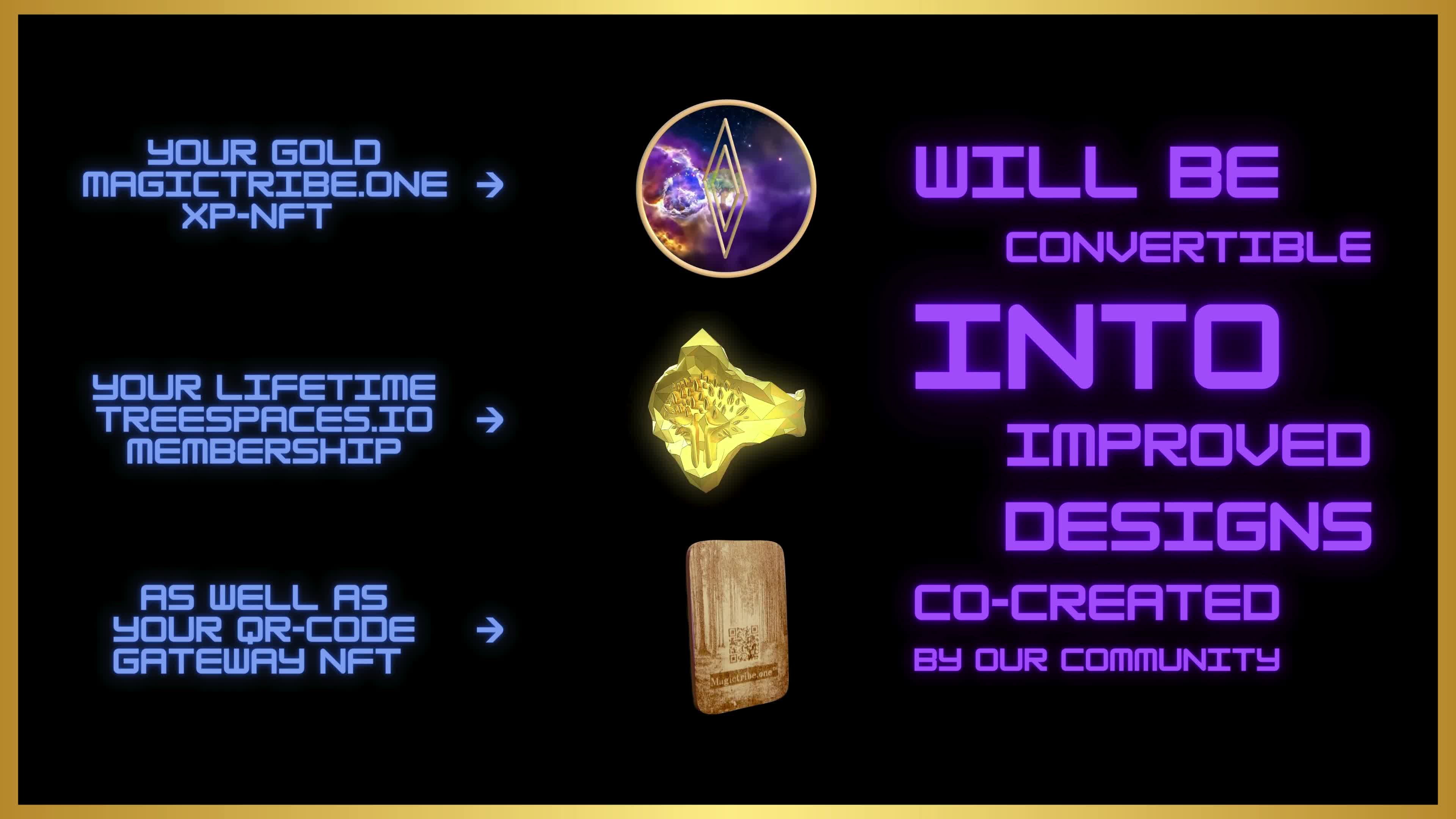 Watch MAGICTRIBEONE.XYZ GOLD MEMBERSHIP: CONVERTIBLE NFTs | Streamable