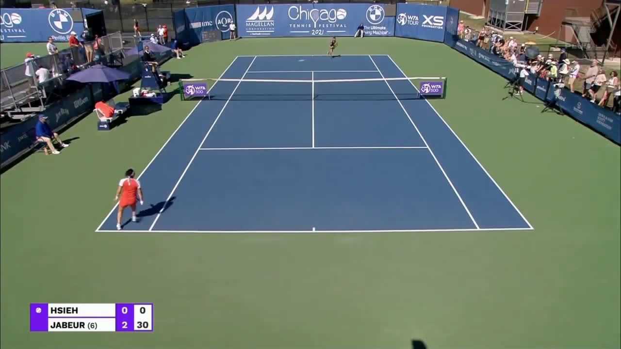 Amazing drop shot by Ons Jabeur