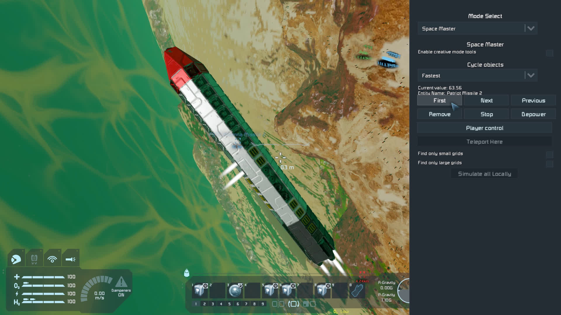Space Engineers - Trajectory Missile / Launch Control Script ~ Remote ...